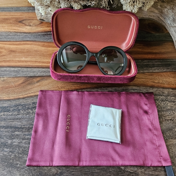 Gucci | Accessories | Gucci Sunglasses 55mm Round | Poshmark